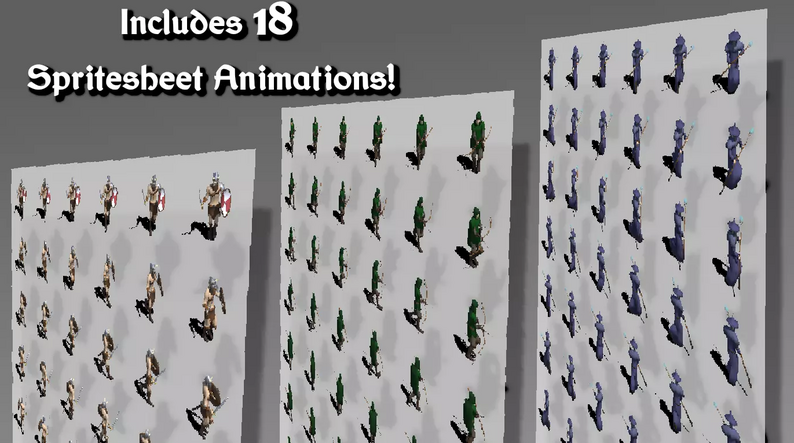 Pre-Rendered ARPG Character Pack | Unity Asset by awtdev