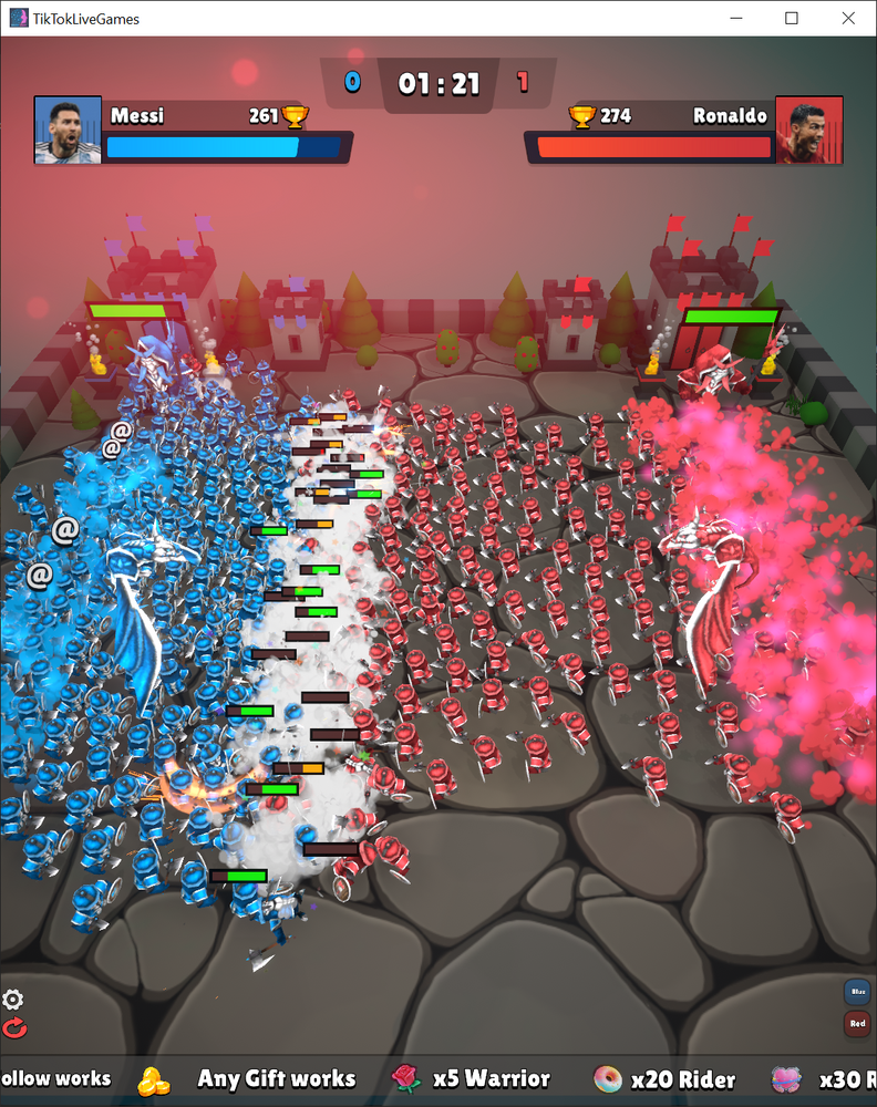 Tiktok Live game (Dragons battles ) Customizable 🔥 🐲 by BrainUser