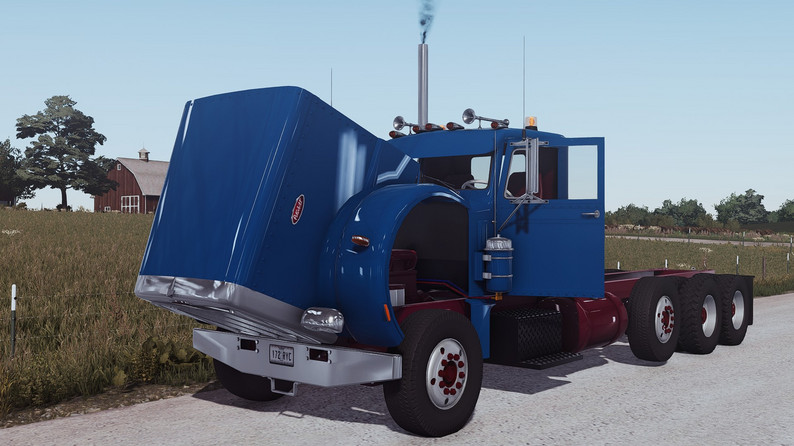 FS22 1967 Peterbilt 359 AR Frame by E55 Modding
