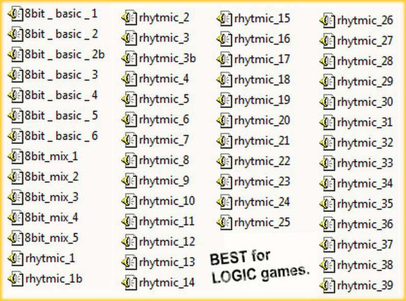 8 Bit Style Rhythmic Short Loops (50+ WAVs) by GameSupplyGuy