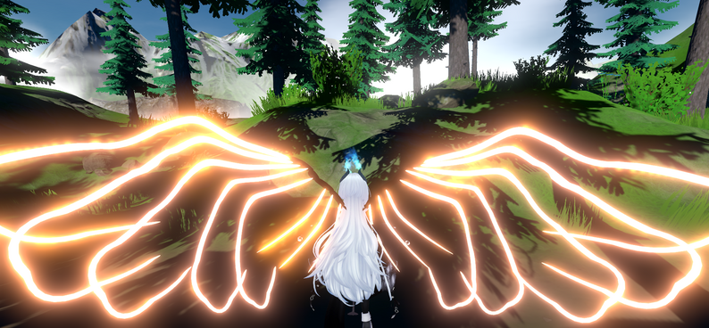 [Unity/VRChat] Imperius Wings Angel Wings Prefab by Loading
