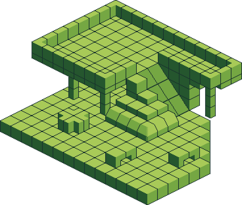 Isometric Building Blocks by The Pixel Nook