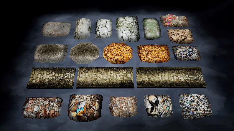 PSX PS1 Floor Details Low Poly - Asset Pack! by Stay Retro