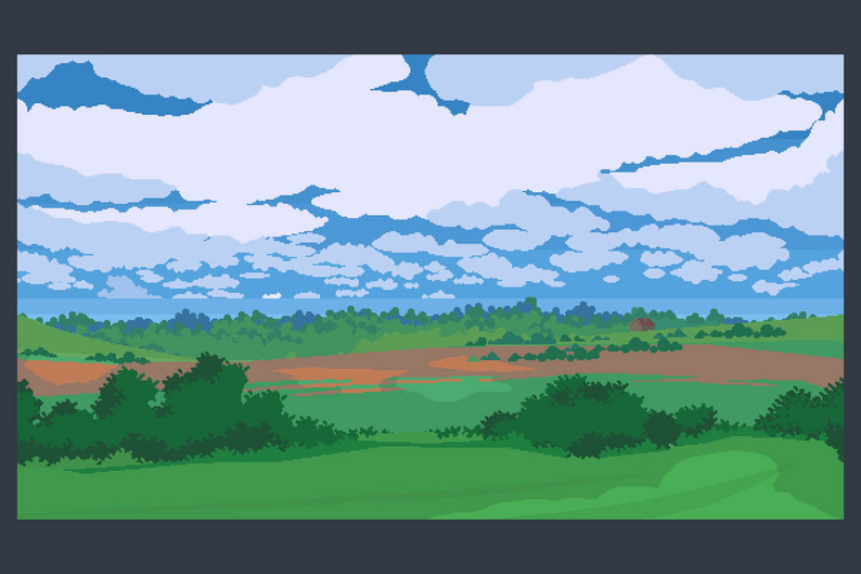Free Summer Pixel Backgrounds by Free Game Assets (GUI, Sprite, Tilesets)