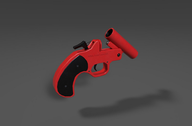 Free CC0 Guns & Explosives Pack by 3dmodelscc0