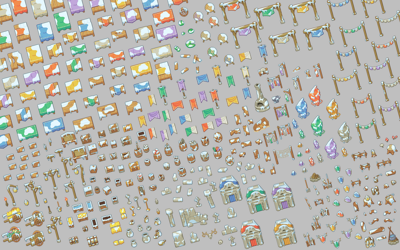 The Fantasy Tileset - Snow Adventures - 16x16 pixel art asset pack by ...