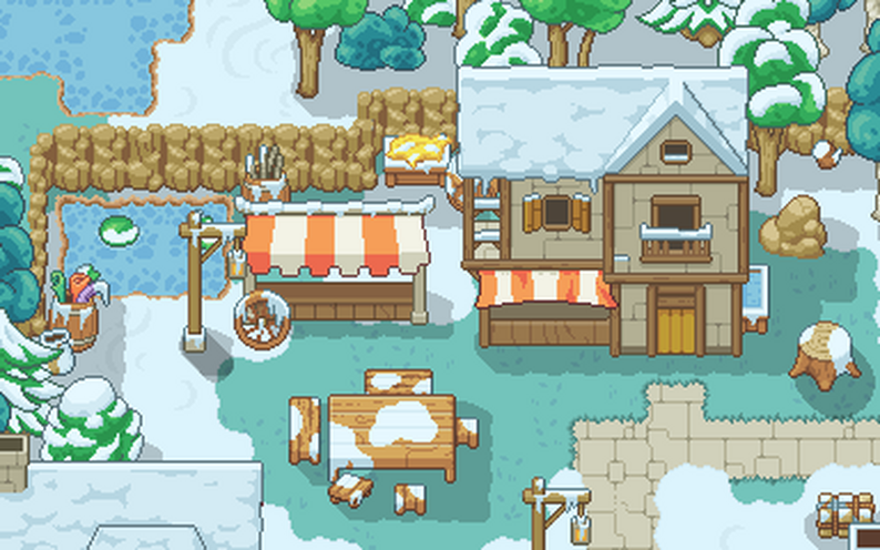 The Fantasy Tileset - Snow Adventures - 16x16 pixel art asset pack by ...