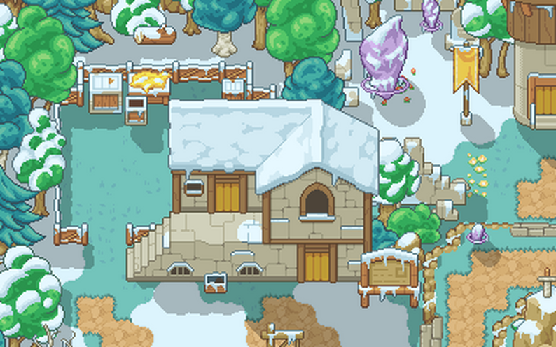 The Fantasy Tileset - Snow Adventures - 16x16 pixel art asset pack by ...