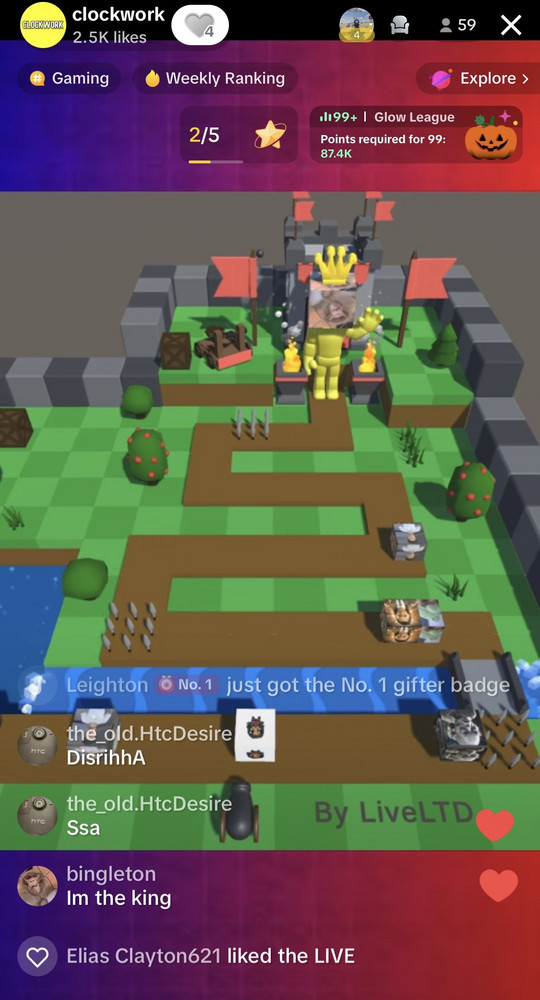 Be The King TikTok Live Interactive Game by LiveLTD