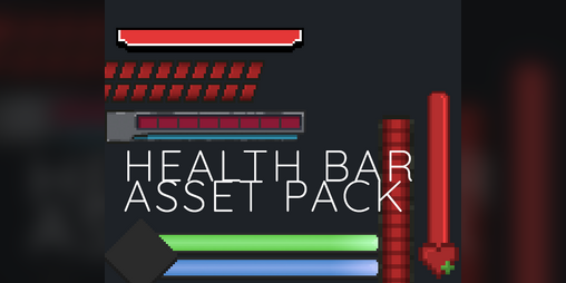 Pixel Health Bar Asset Pack by adwitr