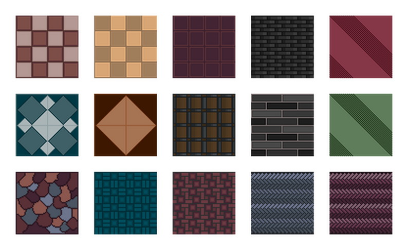 Floor pixel art 2D by NinaPixelArt