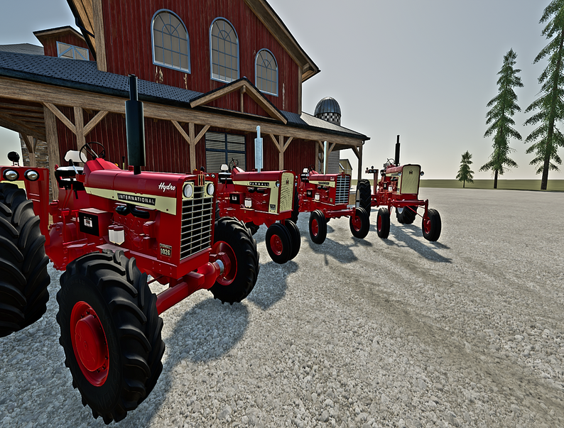 Farmall 6 Series FS22 by Borrowed Parts Modding
