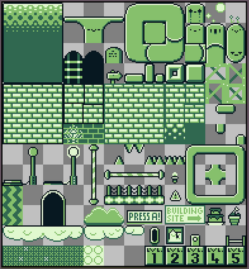 GB Studio Background Bits by Timbo Johnson