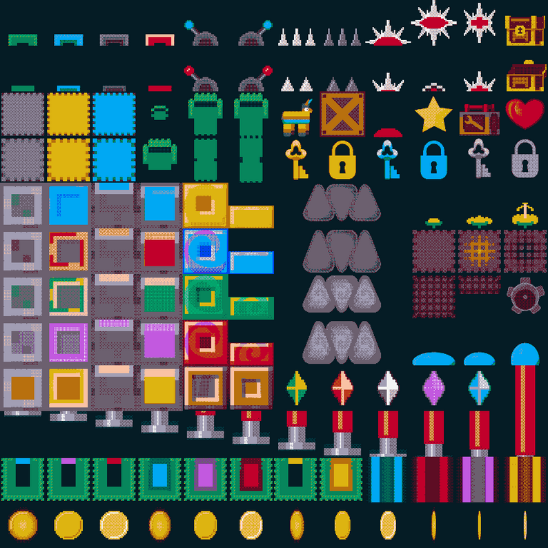 Tileset Pack for Platformers by Magory