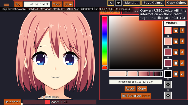 Colorize Tool for Ren'Py by Feniks