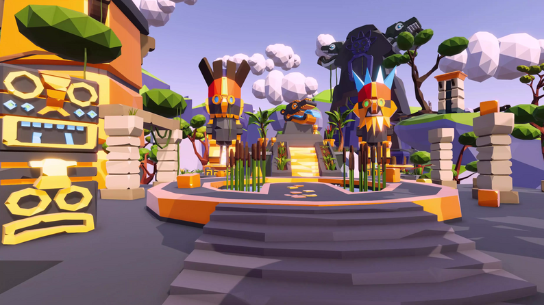 Low Poly Aztec Jungle URP by RG Poly