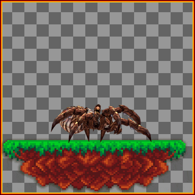 FREE 2D Sideview Spider by Engvee