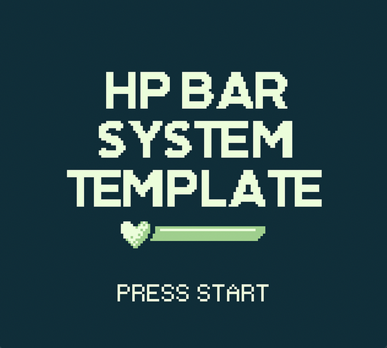 GB Studio HP Bar System Template by AA STUDIO