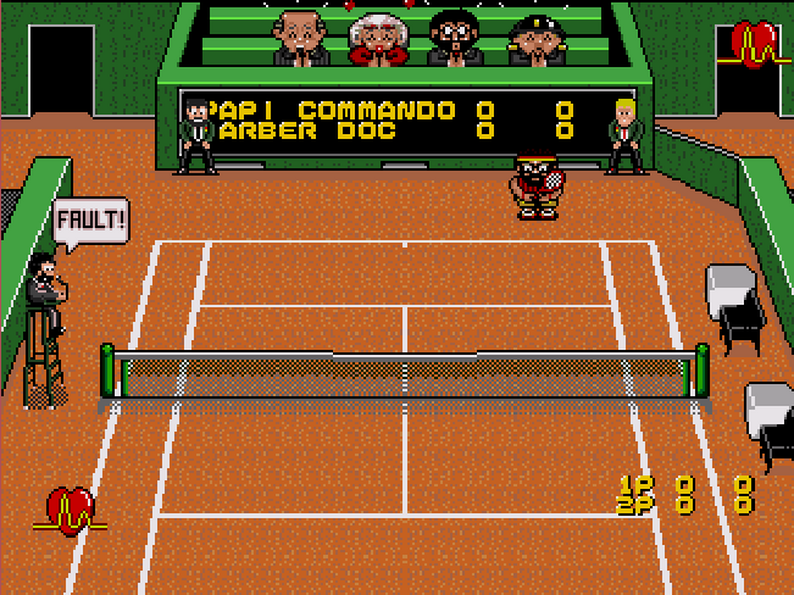 Papi Commando Tennis *Megadrive* by Studio Vetea