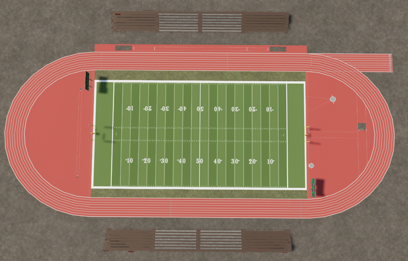 Football Field by Snakebizzle