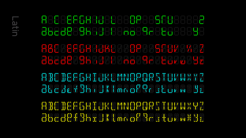 Digit Tech Font - CC0 by GGBotNet
