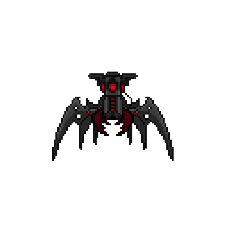 Cyberpunk Robot Sentry Crab Sprite by TheSpriteShop