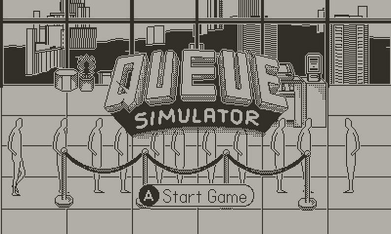 queue simulator (playdate) by osuika