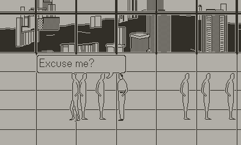 queue simulator (playdate) by osuika