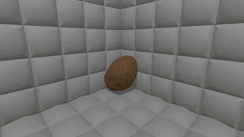 Potato in a Mental Asylum Simulator by baconburger