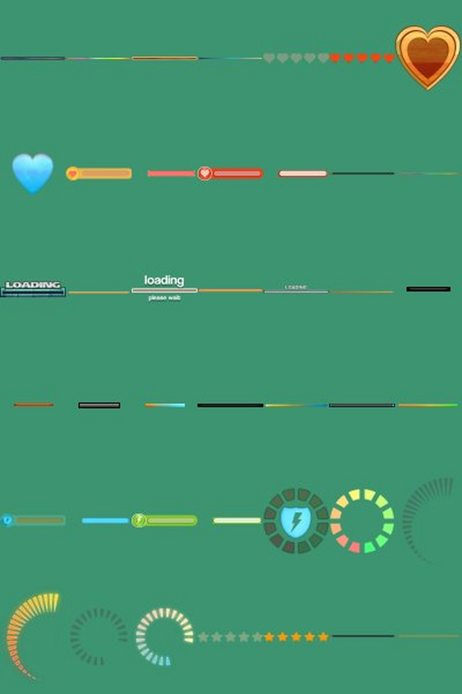 HUD: Health bars by moxica
