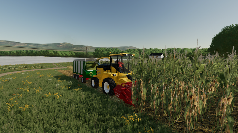 New Holland FX Series Forage Harvester FS22 by Borrowed Parts Modding