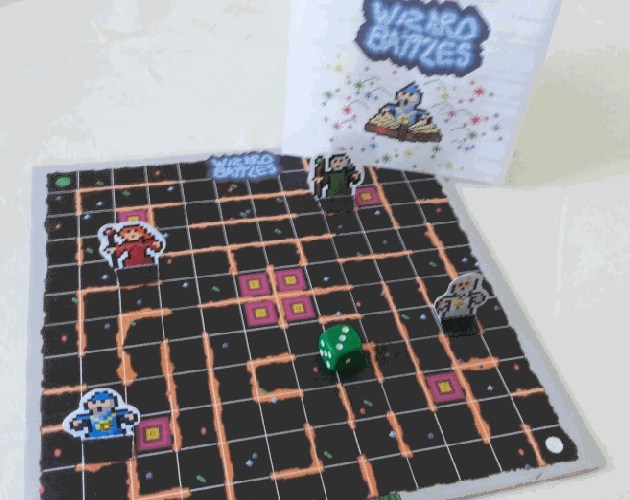 Wizard Battles by BaDToaD Board Games