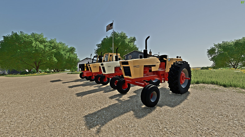 Case 70 Series Pack FS22 by Borrowed Parts Modding