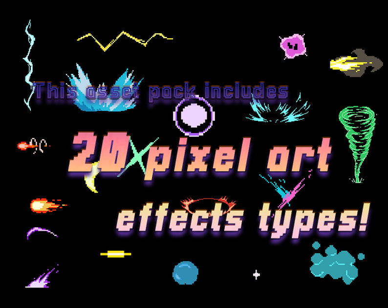 Pixel Sprite Effects Pack by Jojo-zhang123