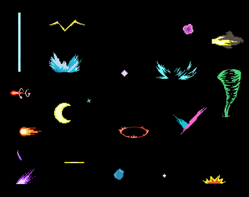 Pixel Sprite Effects Pack by Jojo-zhang123