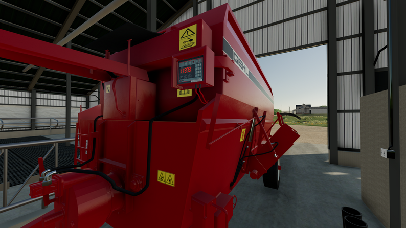 GEHL Mixing Wagon FS22 by Borrowed Parts Modding