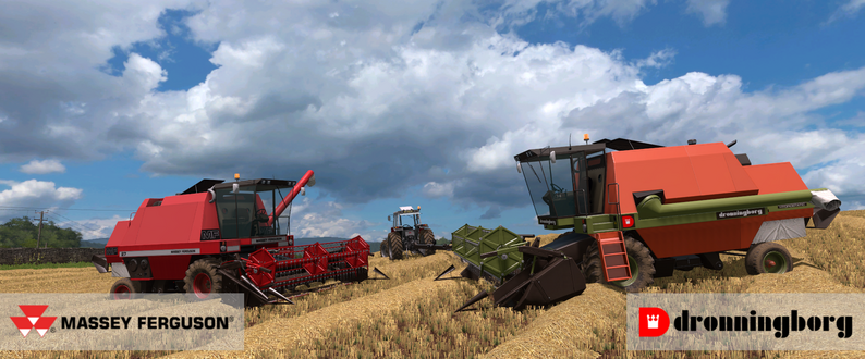 Massey Ferguson 27 Combine Harvester by BulletBill