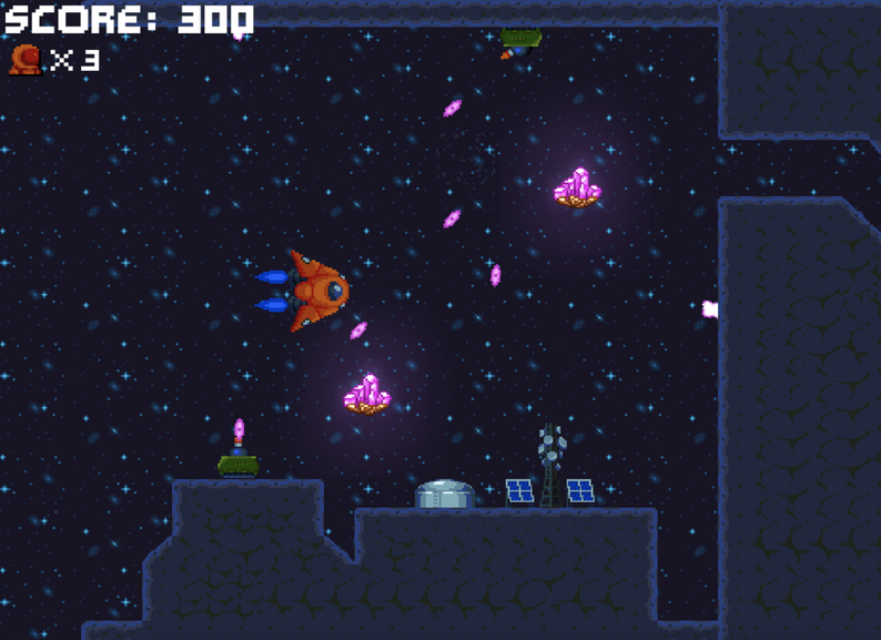 Asteroid runner by theblasterguy