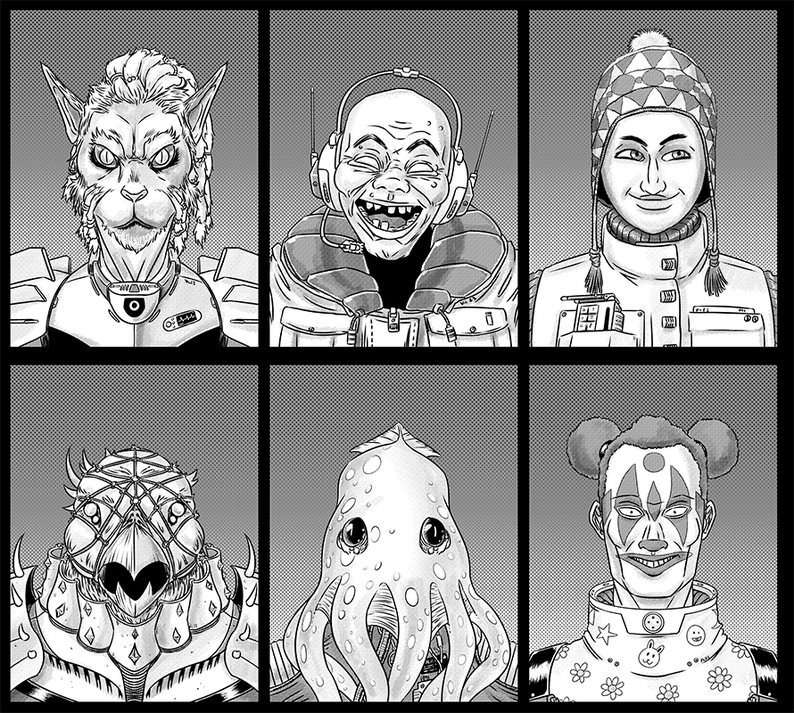 Sci-Fi Character Portraits 3: Encounters of the Third Pack by Ashen Victor