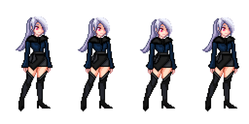 Cyberpunk Girl (Dialogue & Sprite) by TheSpriteShop