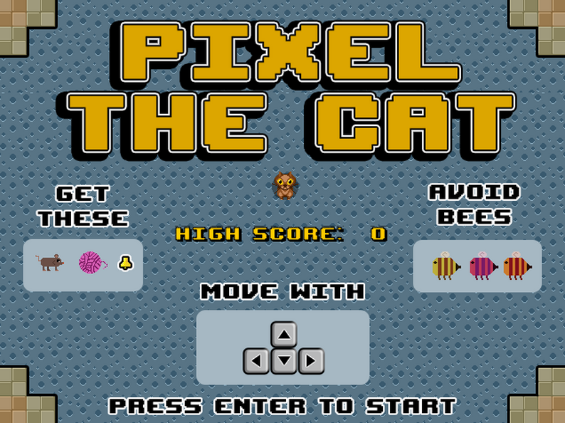 Pixel the Cat by tippedchair