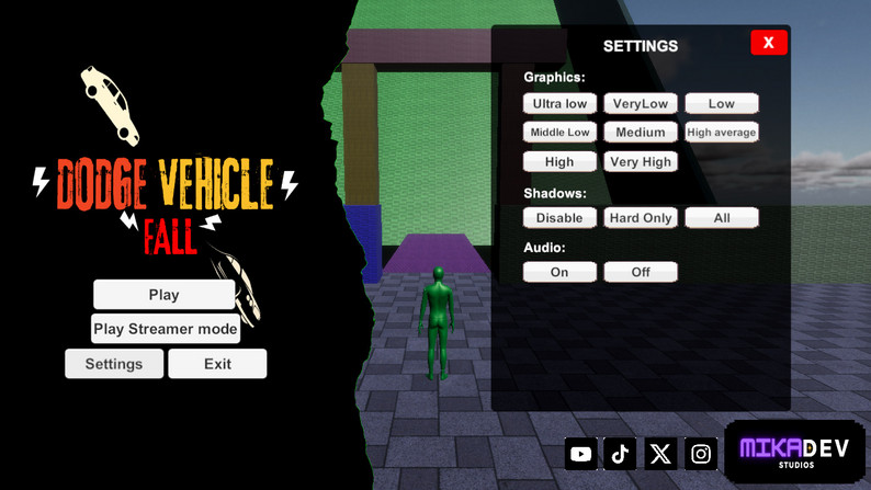 Dodge vehicle fall: For Streamers by MikaStarDev