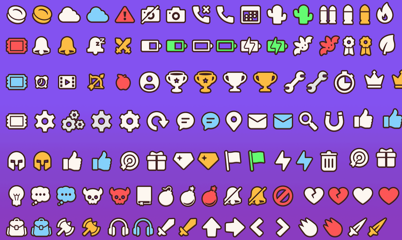 icon pack GUI by Praan