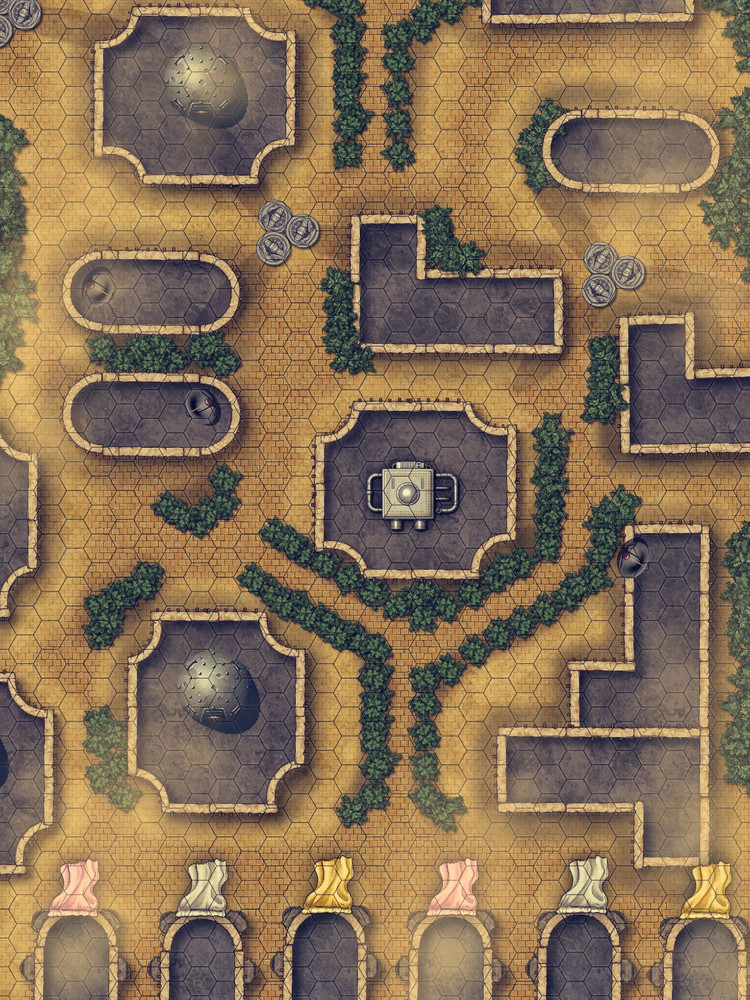 LANCER! 104 Assorted Hexagon Maps! by NHP SHAKA