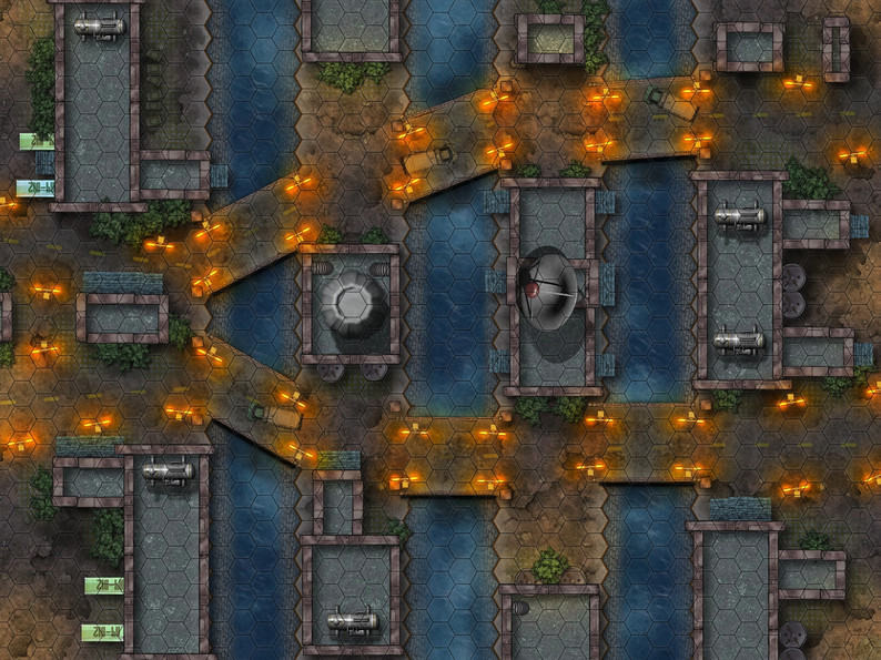 LANCER! 104 Assorted Hexagon Maps! by NHP SHAKA