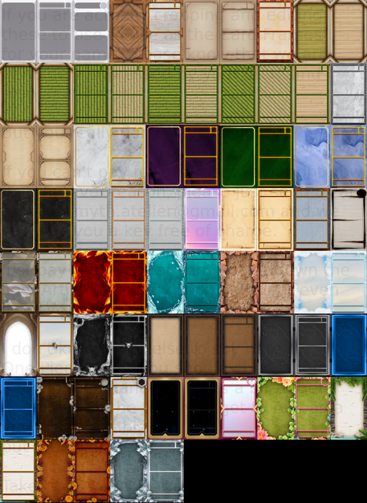 Card Frame Starter Pack by MythAtelier