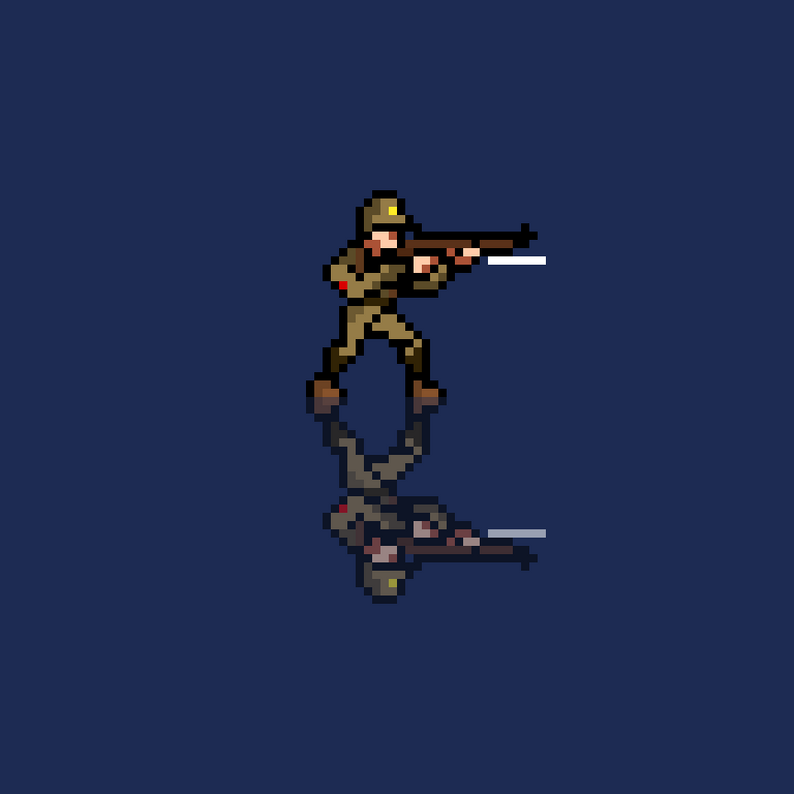 WW2 Soldiers Character Sprite Pack by MOMONGA