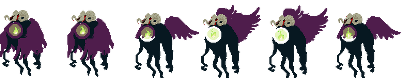 Pixel Final Boss Enemy (4 forms) by liz cheong