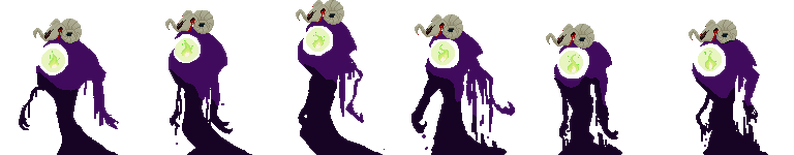 Pixel Final Boss Enemy (4 forms) by liz cheong