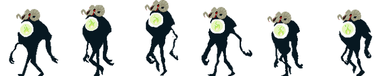 Pixel Final Boss Enemy (4 forms) by liz cheong